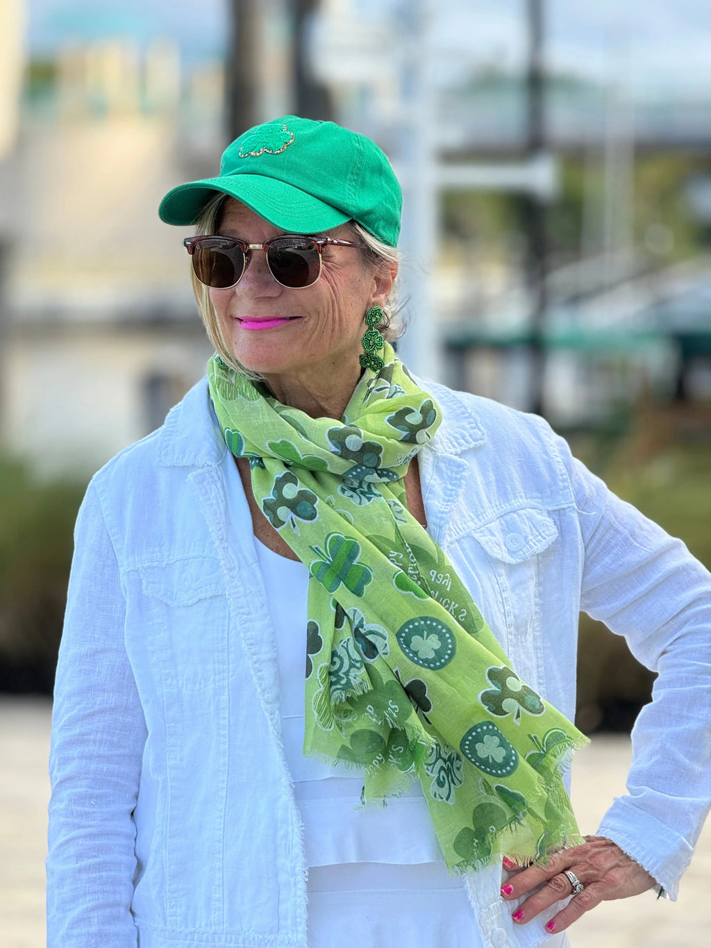 Happy St. Patrick's day clover print | Cathys Place