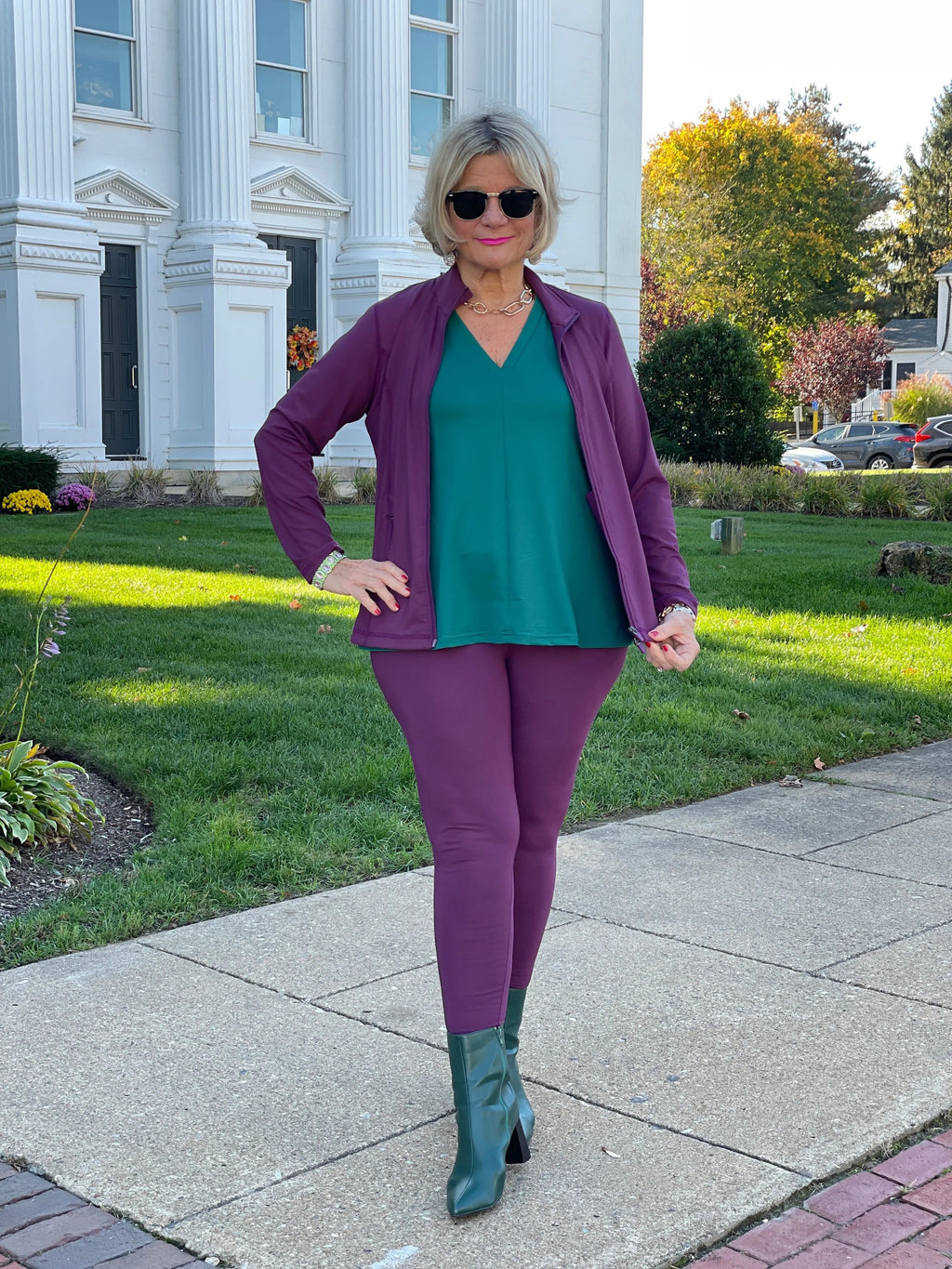 LULU-B SPANK WINE LEGGINGS – Cathys Place