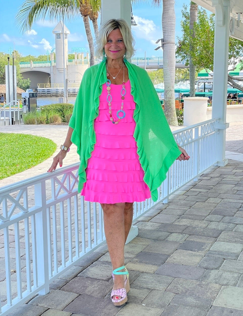 HOT PINK CHA CHA DRESS | Cathys Place